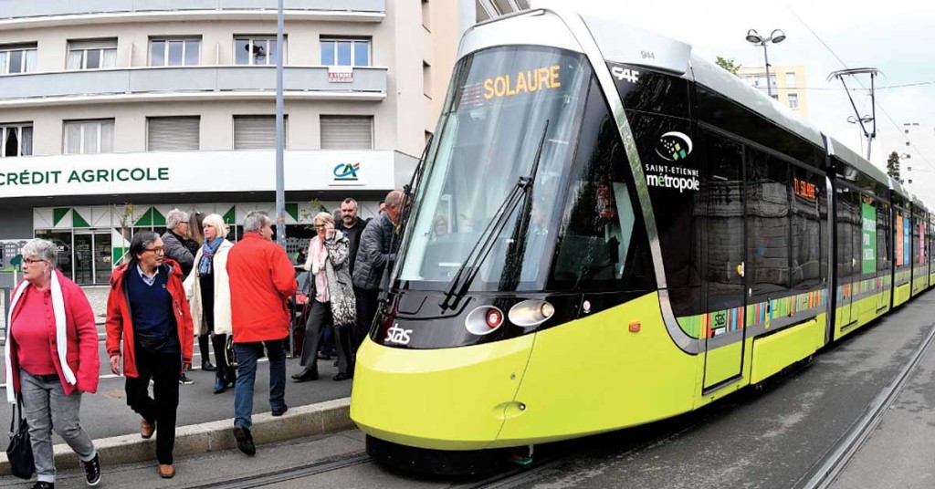 Le tram CAF de Saint-Étienne en service - Lettre du cheminot