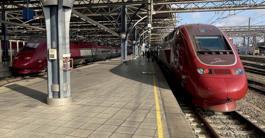 Europe. Thalys dévoile la première rame PBKA rénovée Ruby - Lettre du ...