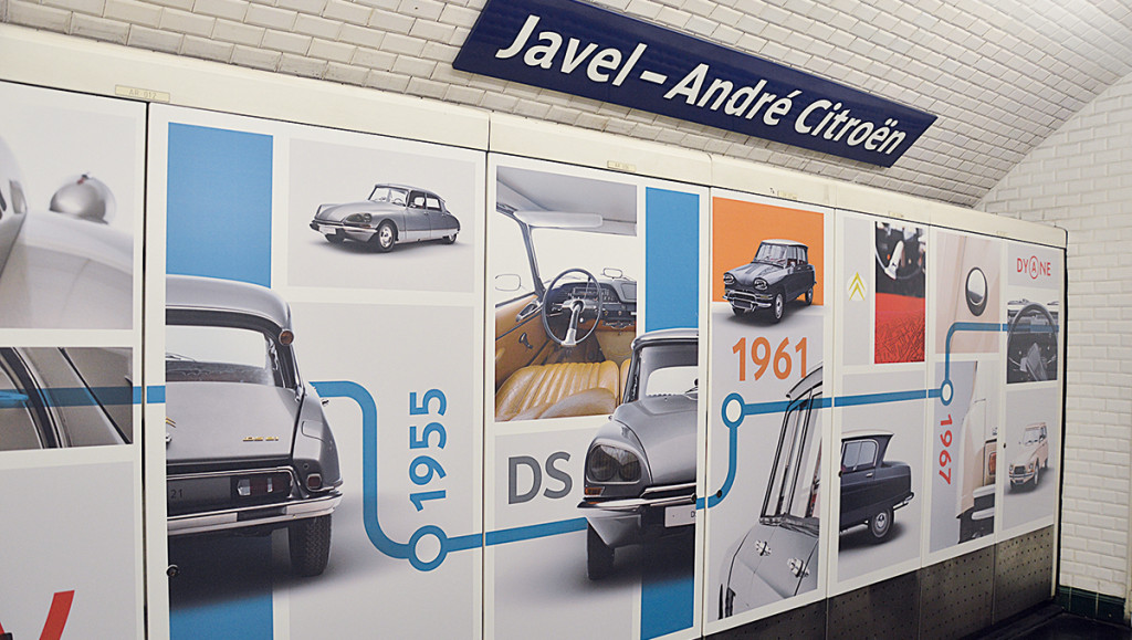 La station Javel-André-Citroën redécorée - Rail Passion