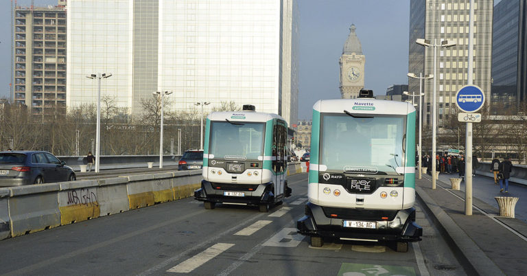 Des navettes autonomes à Paris rive gauche - Rail Passion